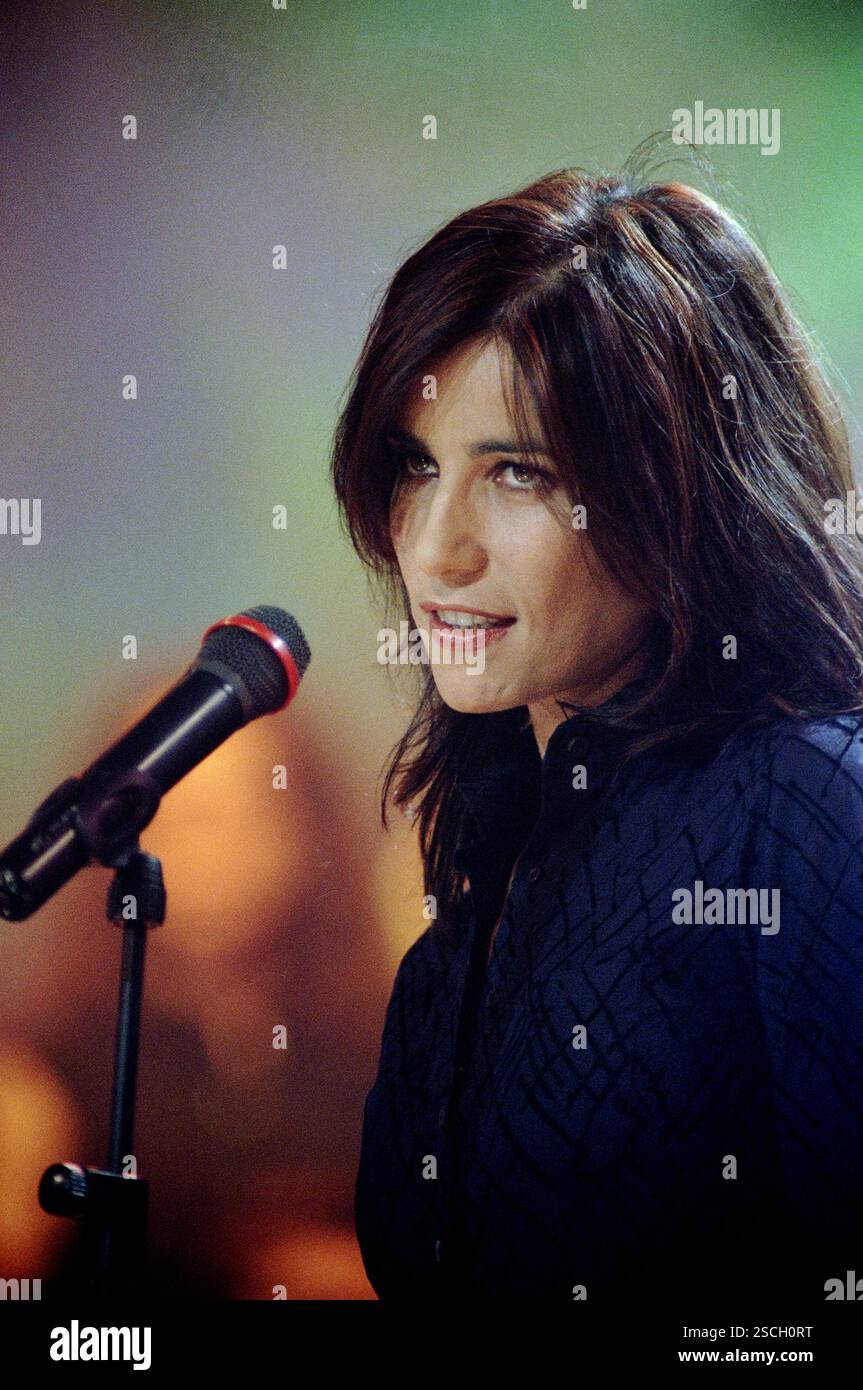 Milan Italy 20/05/1996: Paola Turci,Italian singer,during the ...