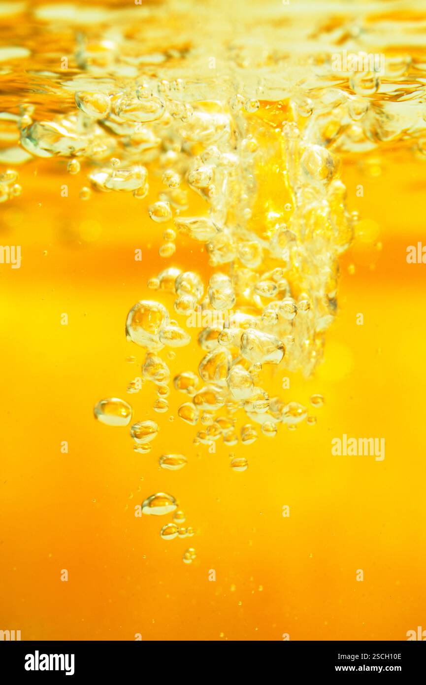 Abstract background with a mass of air bubbles inside water Stock Photo ...