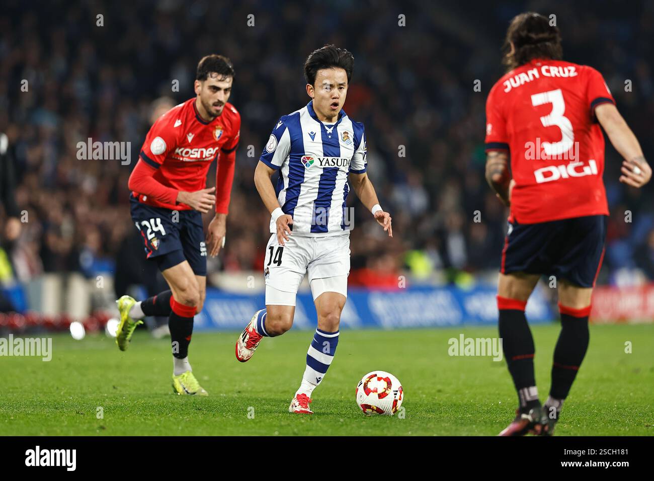 San Sebastian, Spain. 6th Feb, 2025. Takefusa Kubo (Sociedad) Football ...