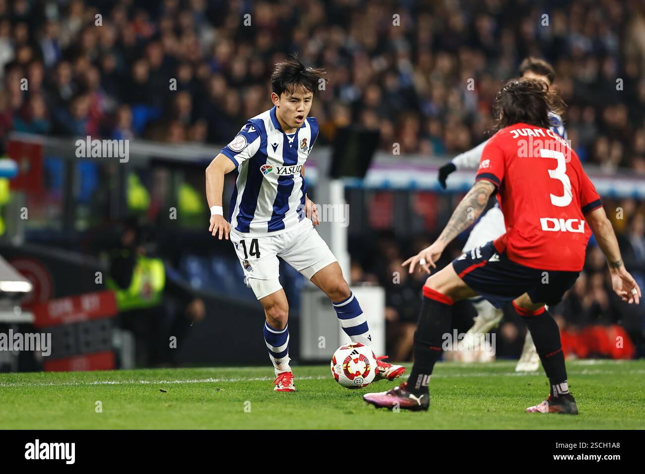 San Sebastian, Spain. 6th Feb, 2025. Takefusa Kubo (Sociedad) Football ...