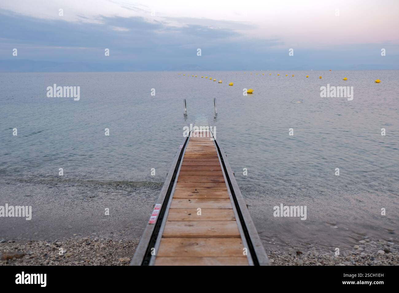 Wooden ramp leading water hi-res stock photography and images - Alamy