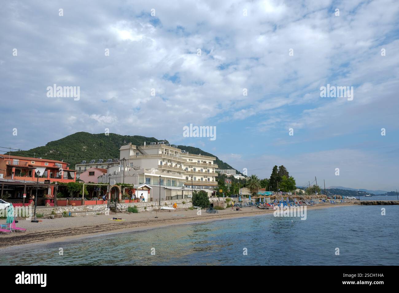 Coastal Resort by the Sea Stock Photo - Alamy