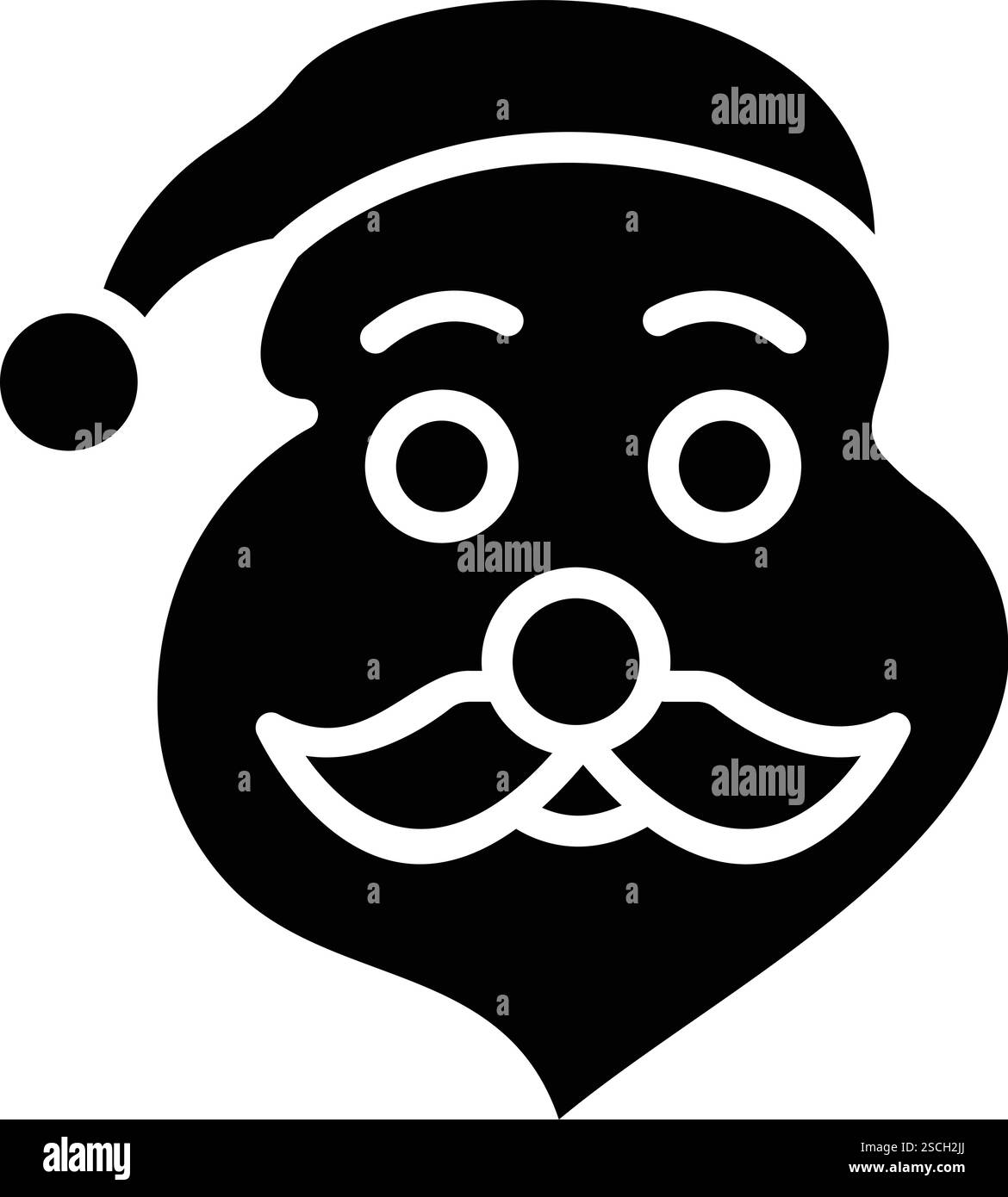 Santa claus Vector Icon Design Illustration Stock Vector Image & Art ...