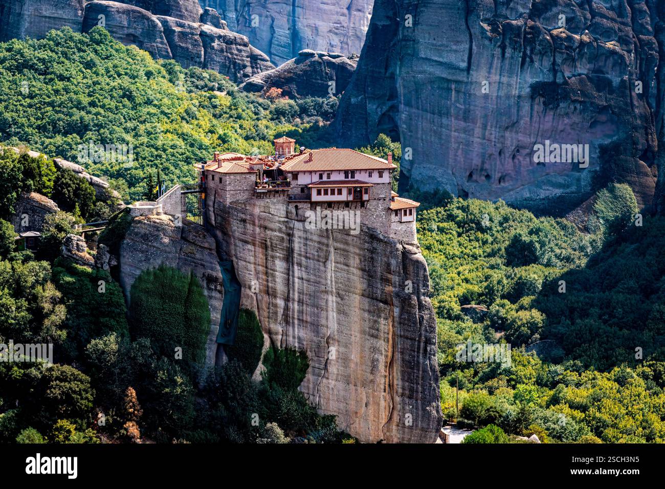 Greece, Holy Meteora Monasteries Stock Photo - Alamy