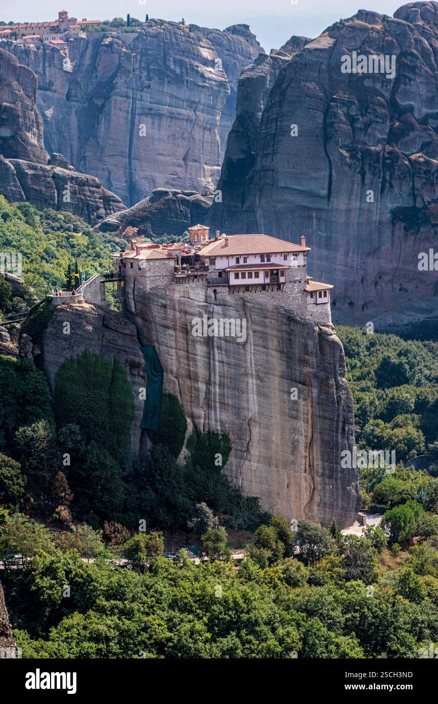 Greece, Holy Meteora Monasteries Stock Photo - Alamy