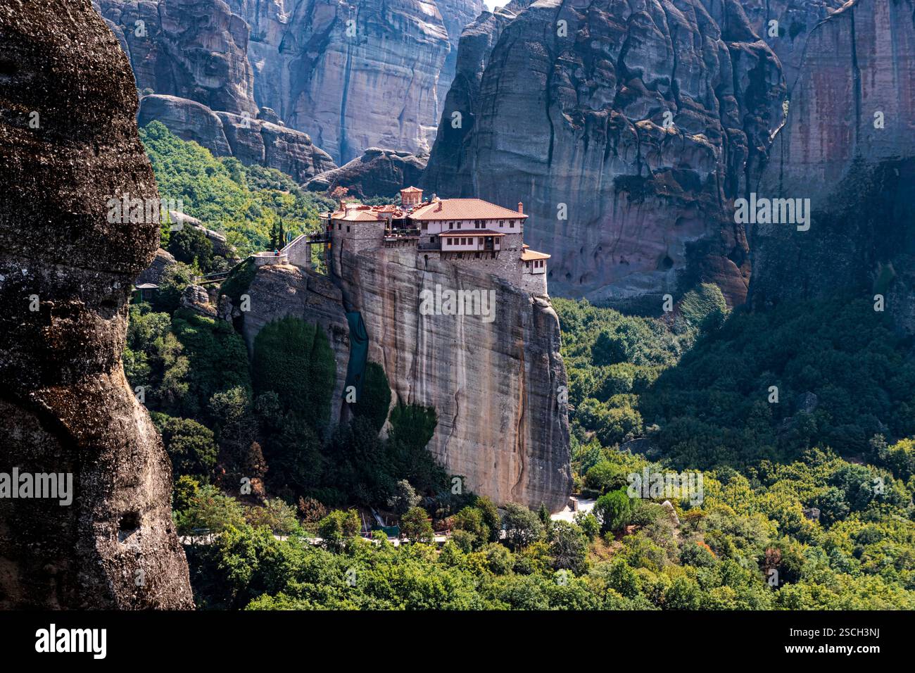 Greece, Holy Meteora Monasteries Stock Photo - Alamy