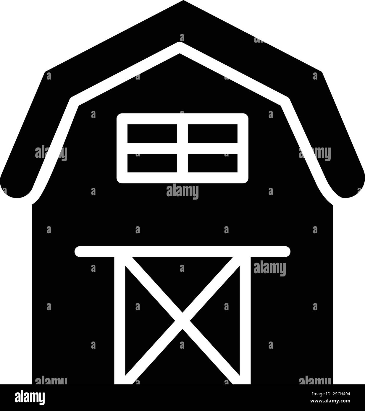 Barn vector vectors Black and White Stock Photos & Images - Alamy