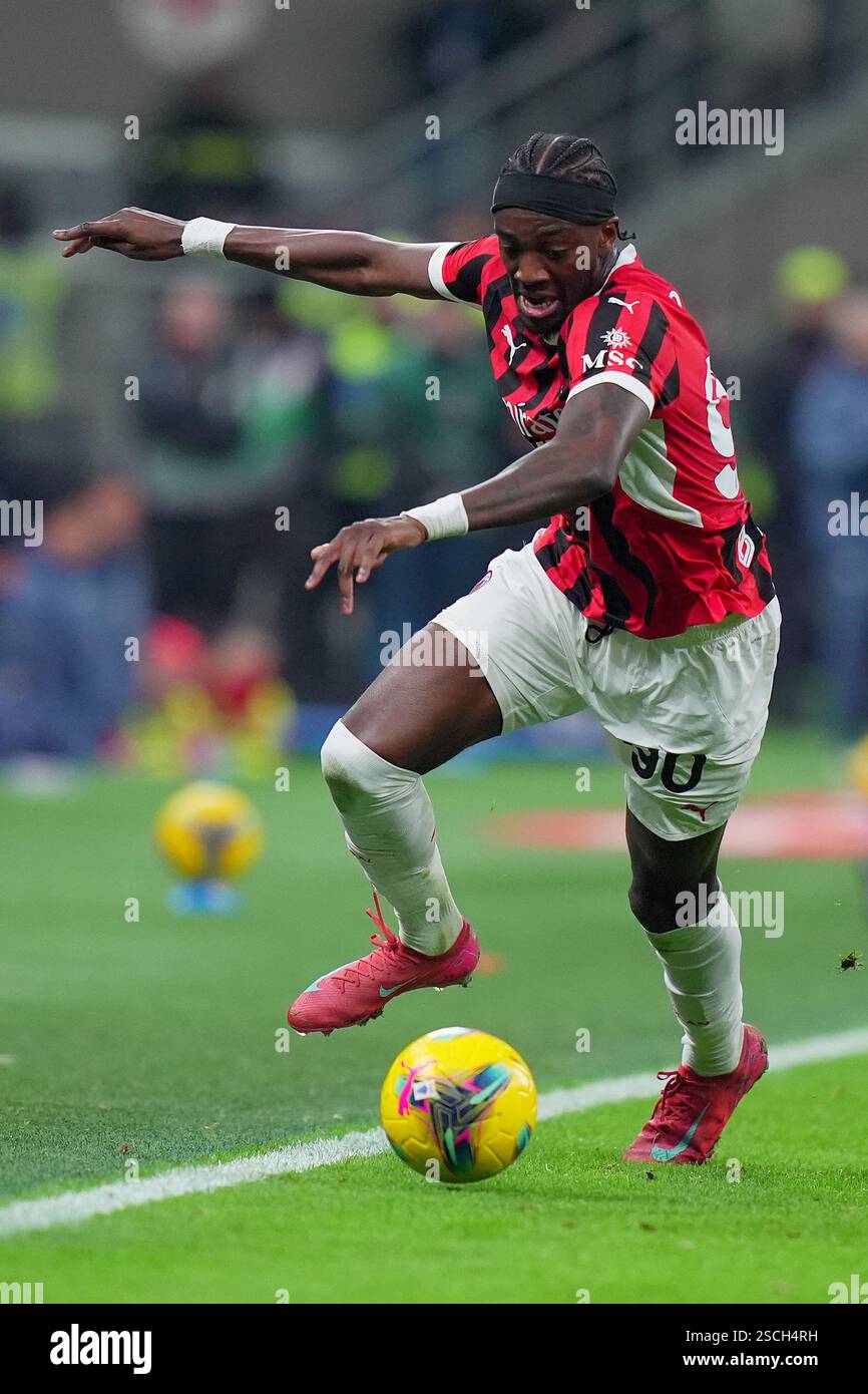AC Milan's Tammy Abraham during the Serie A soccer match between Milan ...