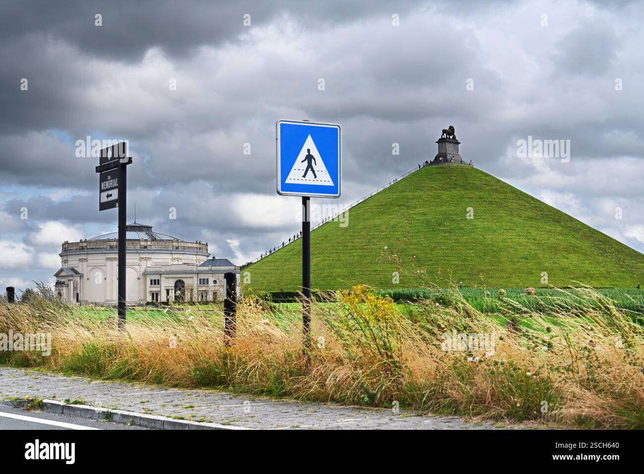 Panorama waterloo battlefield waterloo belgium hi-res stock photography ...
