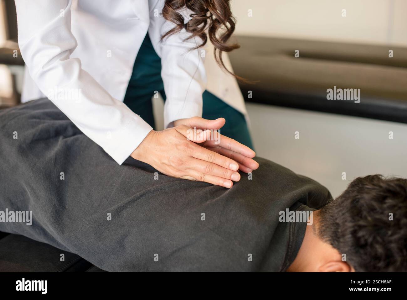 Back african american female doctor hi-res stock photography and images ...