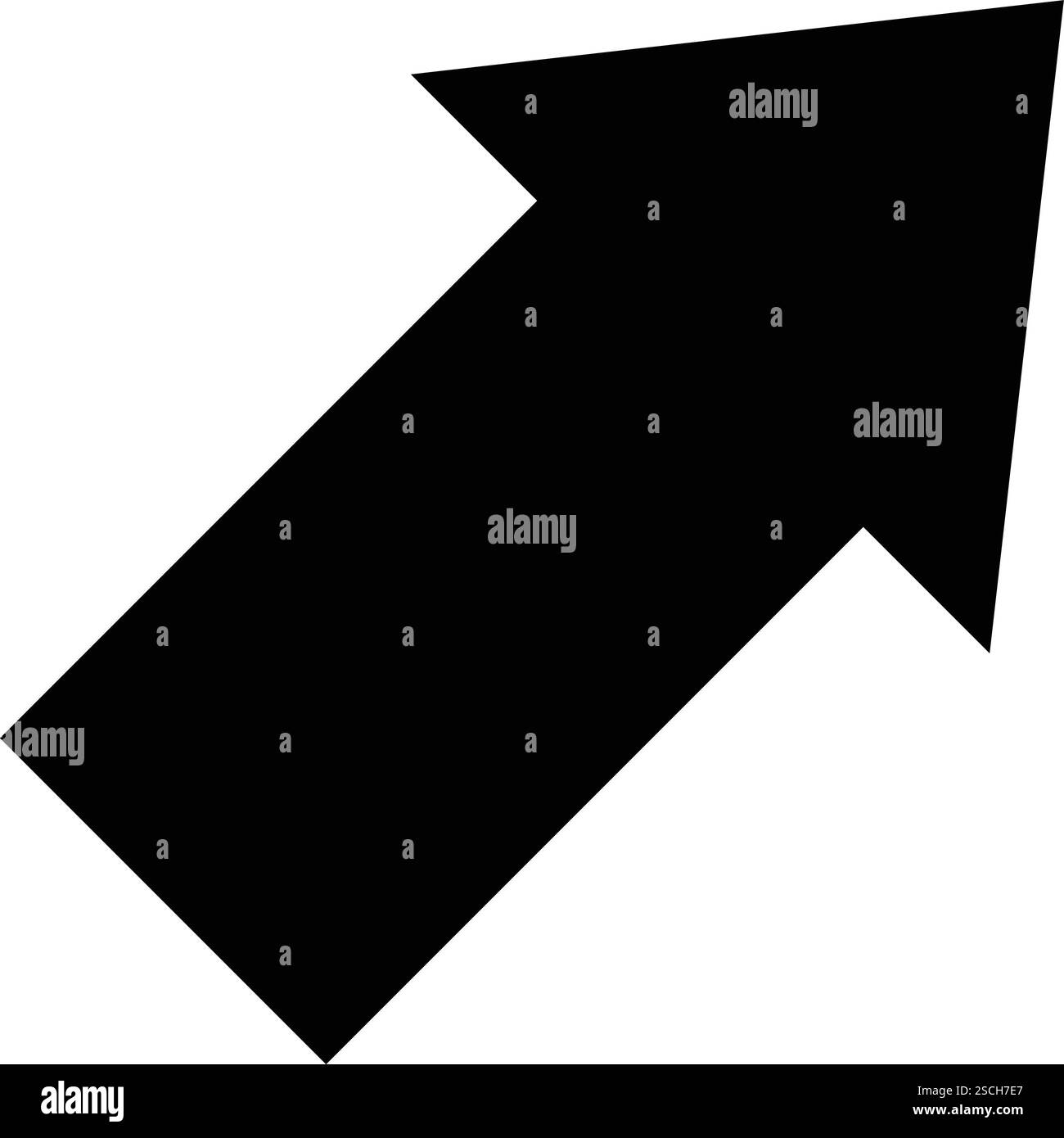 Diagonal arrow Black and White Stock Photos & Images - Alamy