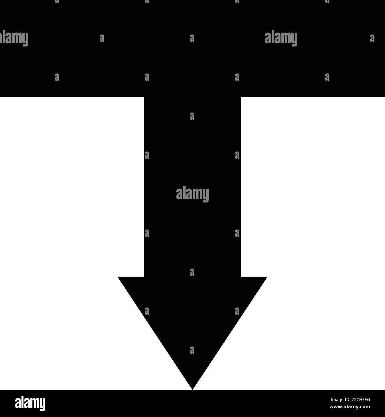 T junction sign Stock Vector Images - Alamy