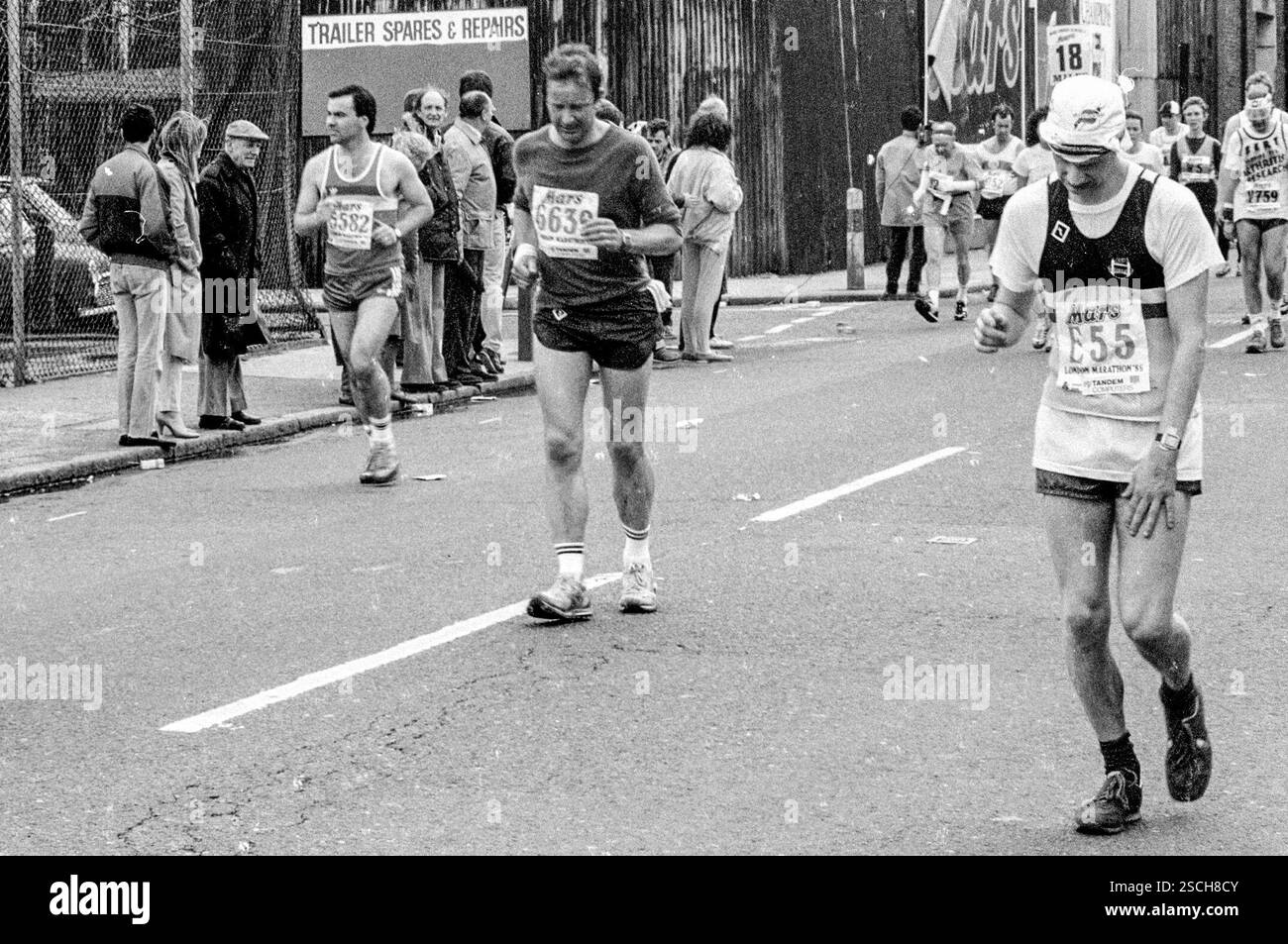 The London marathon in 1986 Stock Photo - Alamy