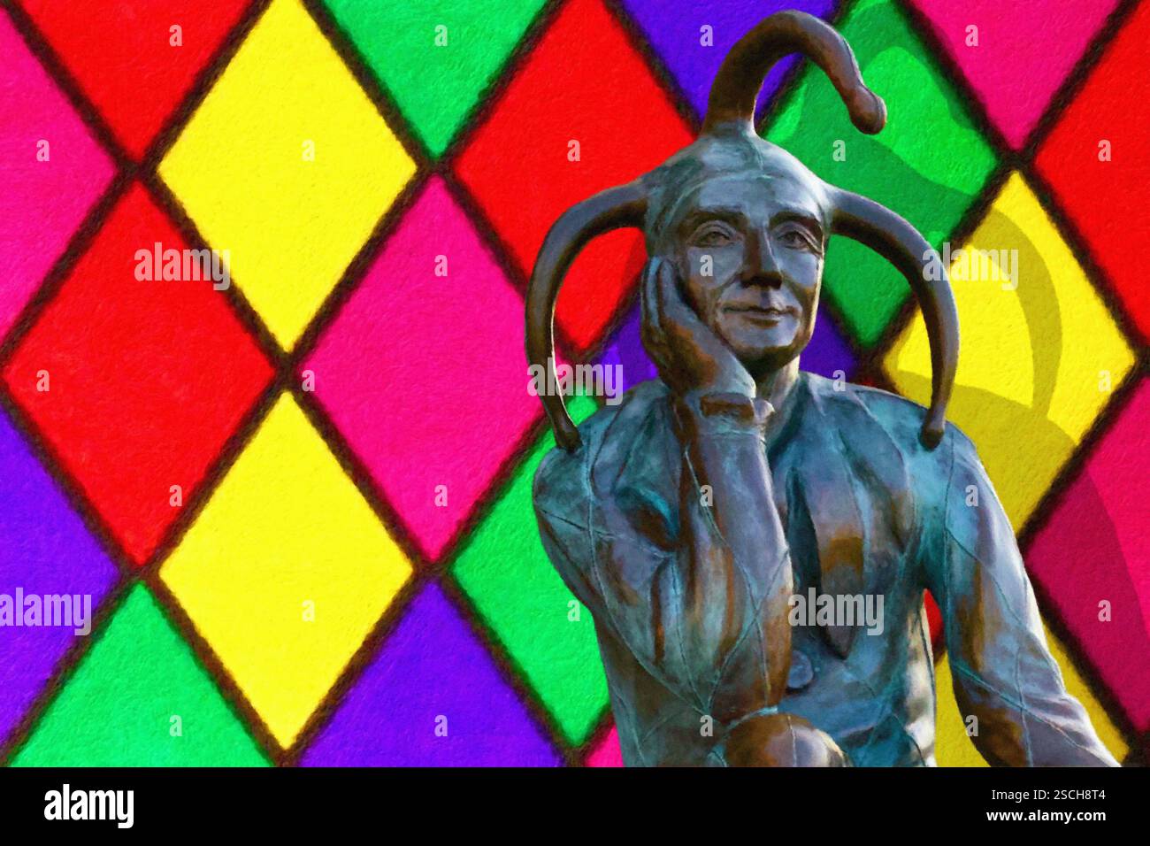 Carnival Fool, Villach, Austria Stock Photo - Alamy