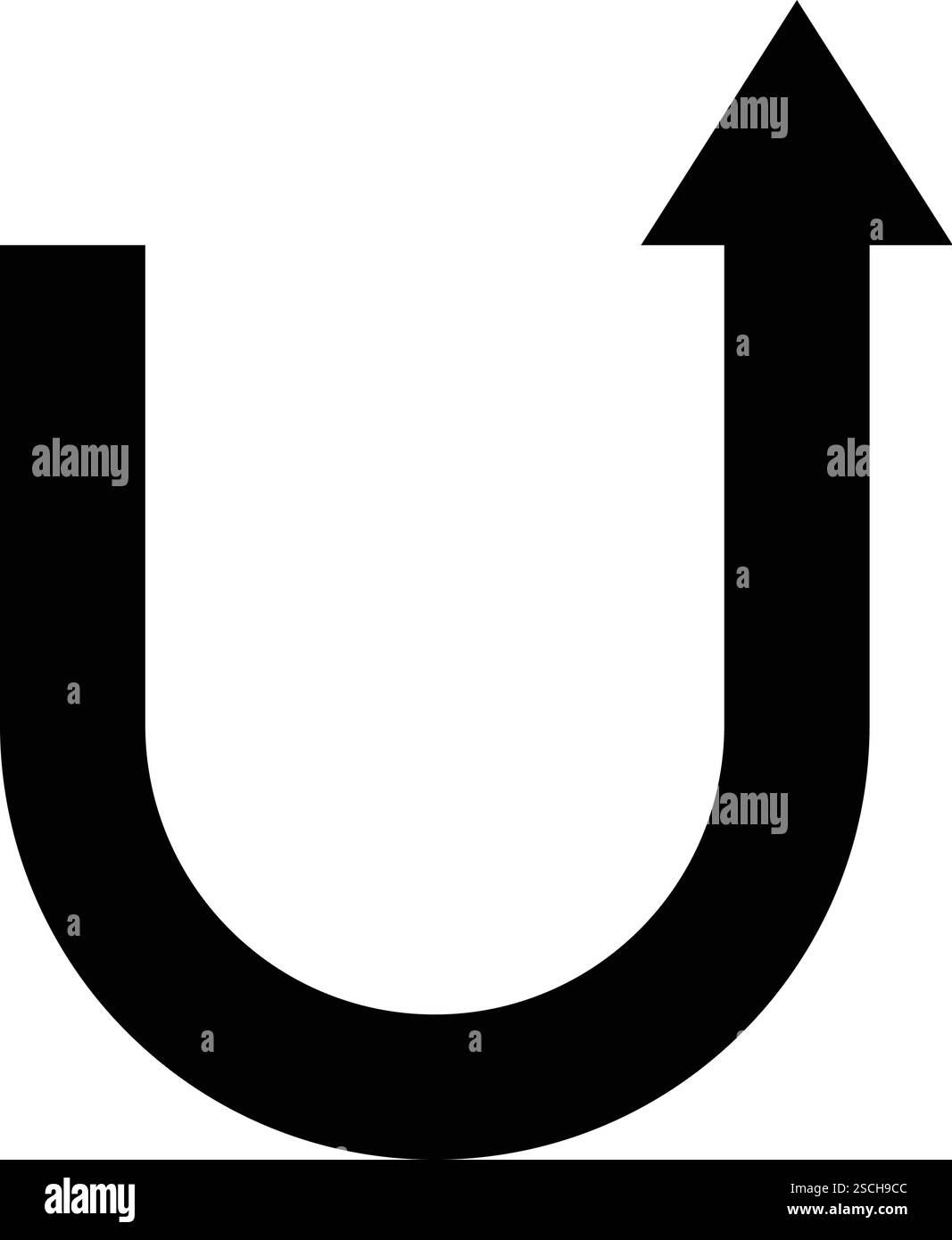 U turn vector vectors hi-res stock photography and images - Alamy