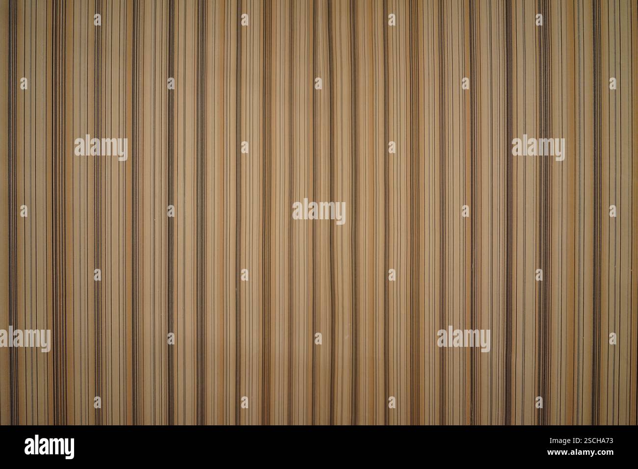 Warm-toned vertical stripes create a textured background, showcasing ...