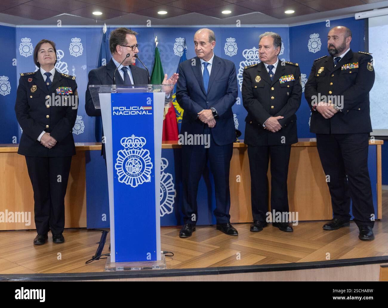 The director of the Portuguese Police, Luis Neves, during a press ...