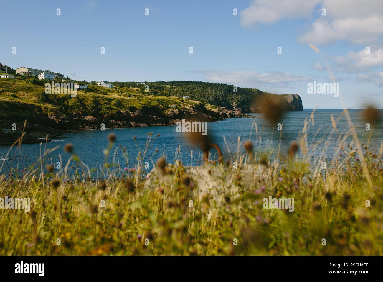 A picturesque landscape of Flatrock, Newfoundland & Labrador showcasing ...