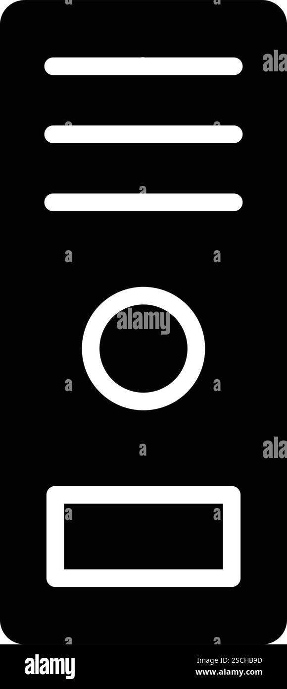 Computer case vector vectors Stock Vector Images - Alamy