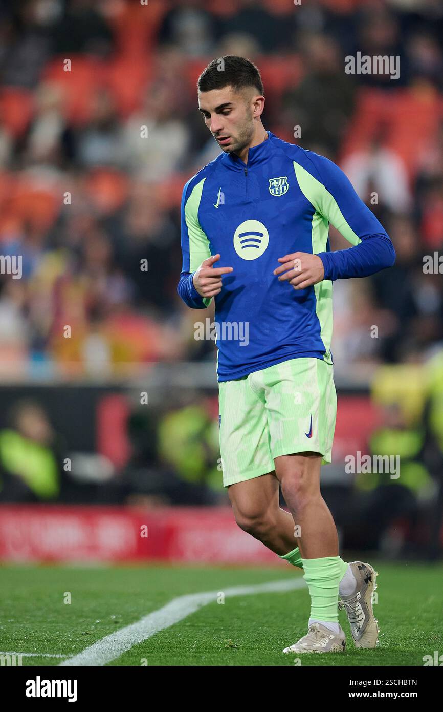 Valencia, Spain. 07th Feb, 2025. VALENCIA, SPAIN - FEBRUARY 6: Ferran ...