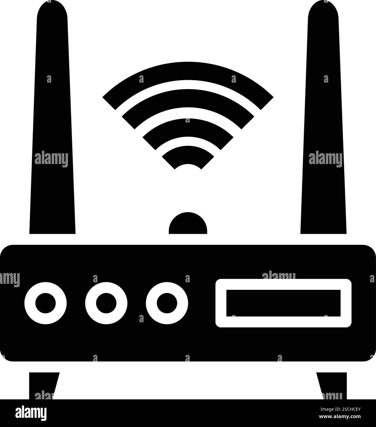 Router device 3d icon Cut Out Stock Images & Pictures - Alamy