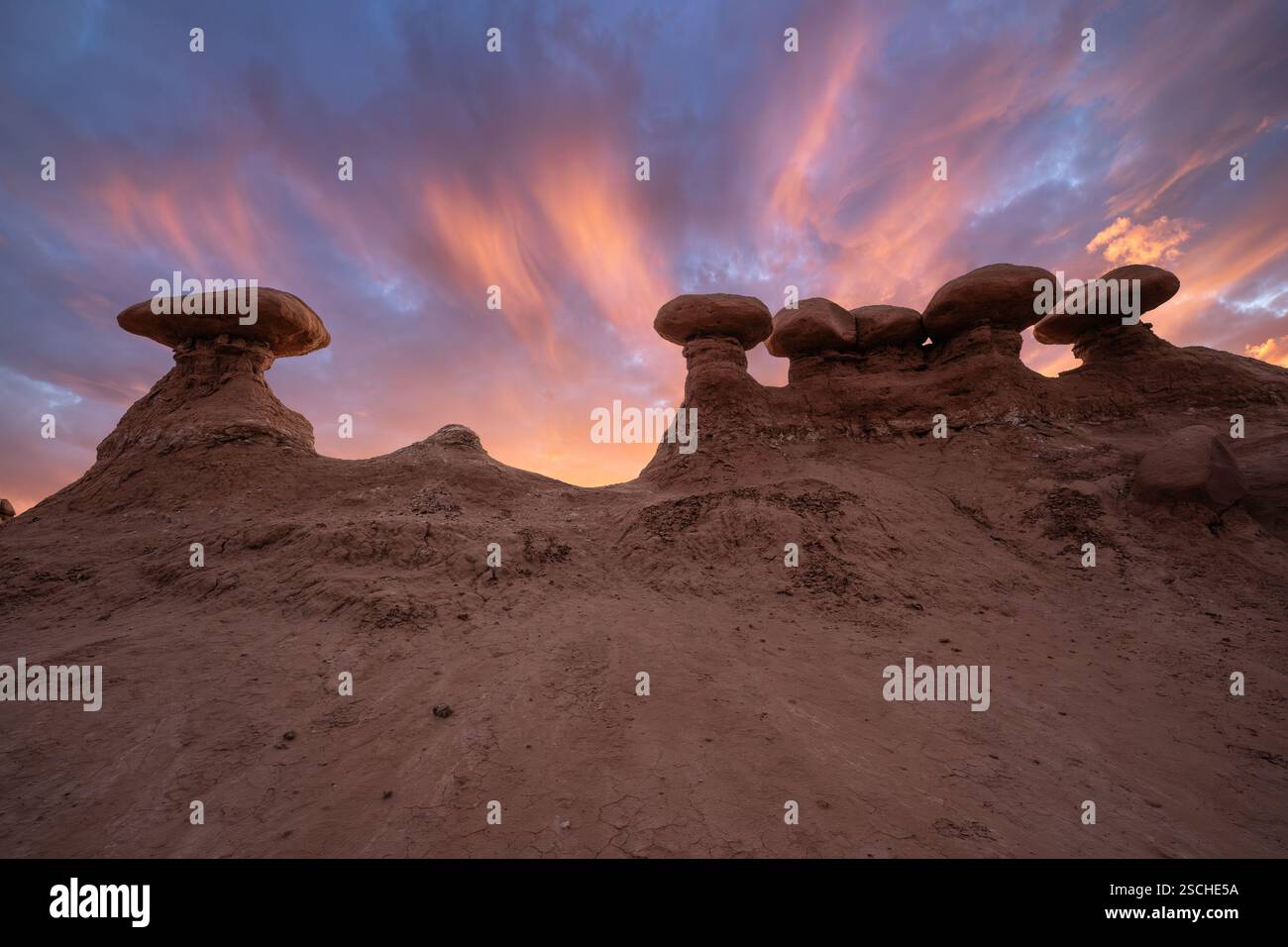 Captivating sandstone formations in Goblin Valley State Park, Utah ...