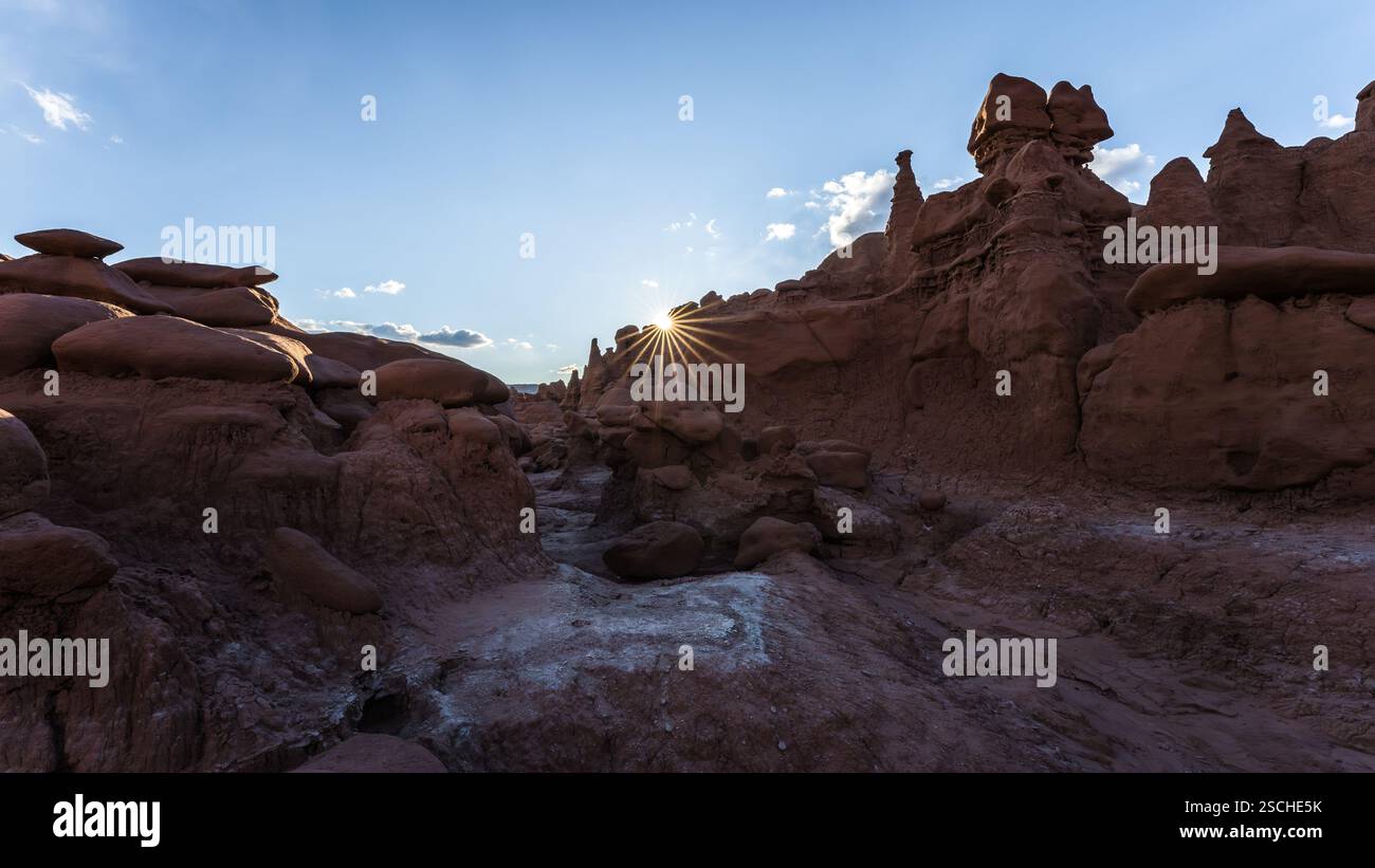 Magnificent sandstone formations in Goblin Valley State Park, Utah, USA ...