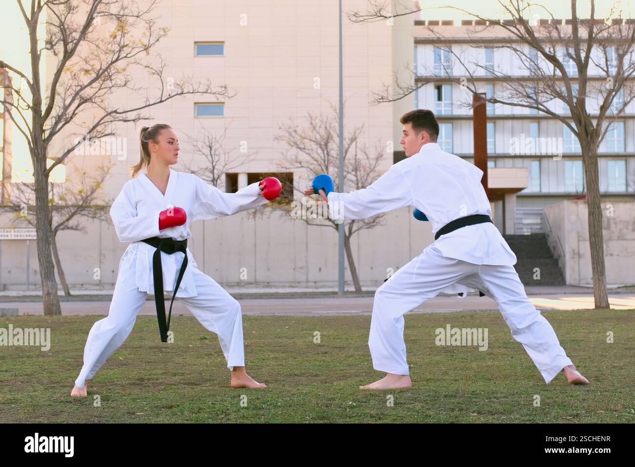 Traditional karate uniforms hi-res stock photography and images - Alamy