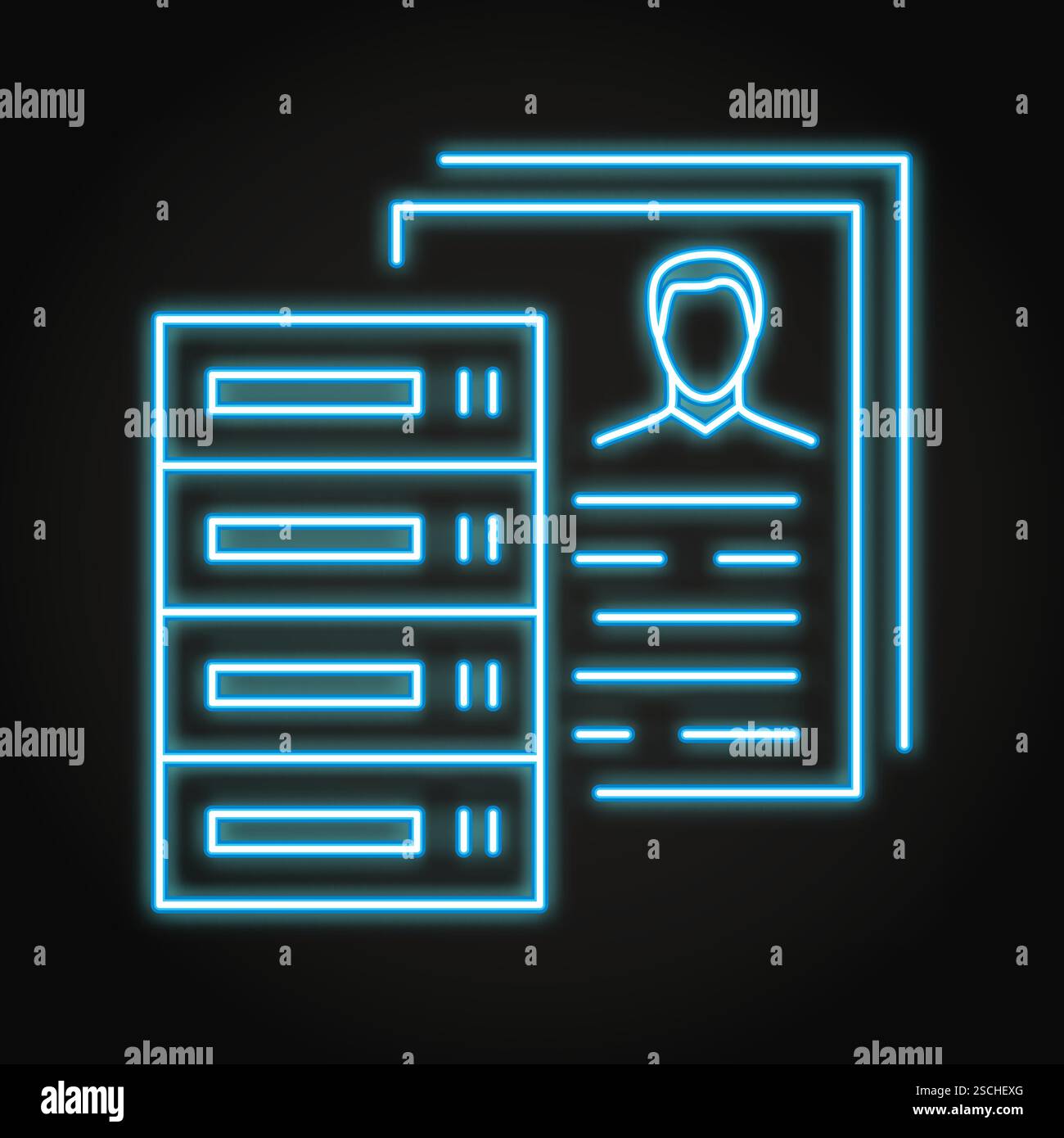 Customer database vector vectors hi-res stock photography and images ...