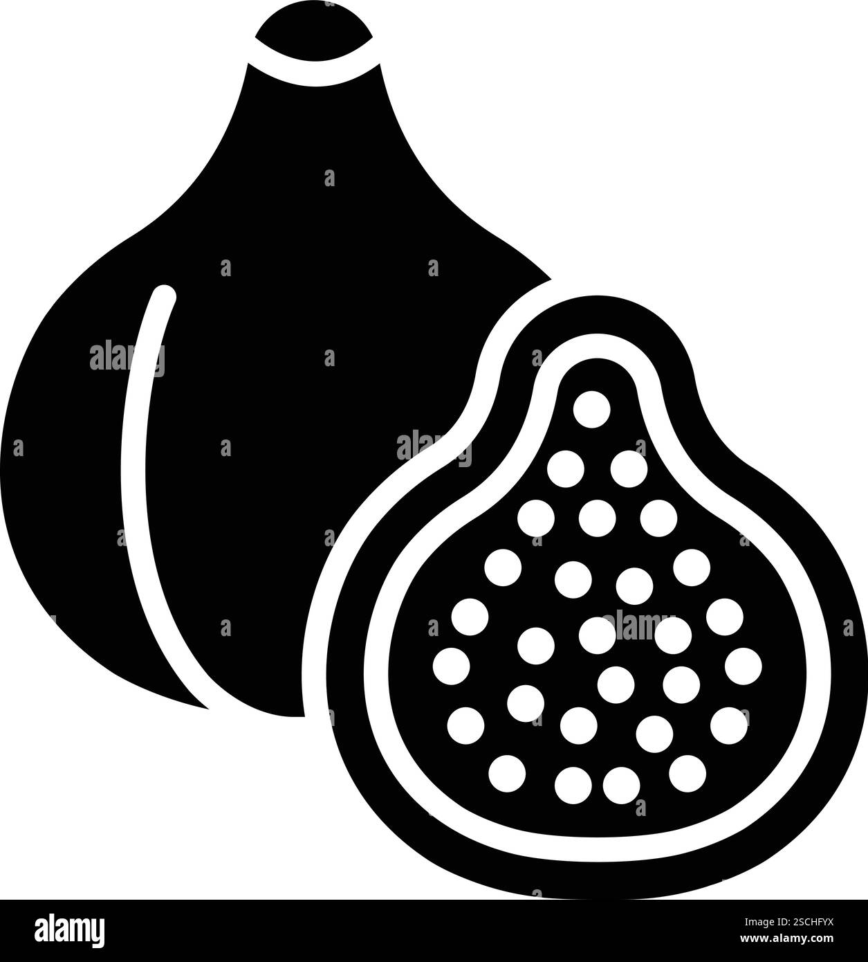 Fig logo design Stock Vector Images - Alamy