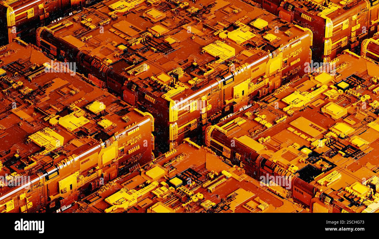 This Background Showcases A Complex Arrangement Of Abstract Circuitry