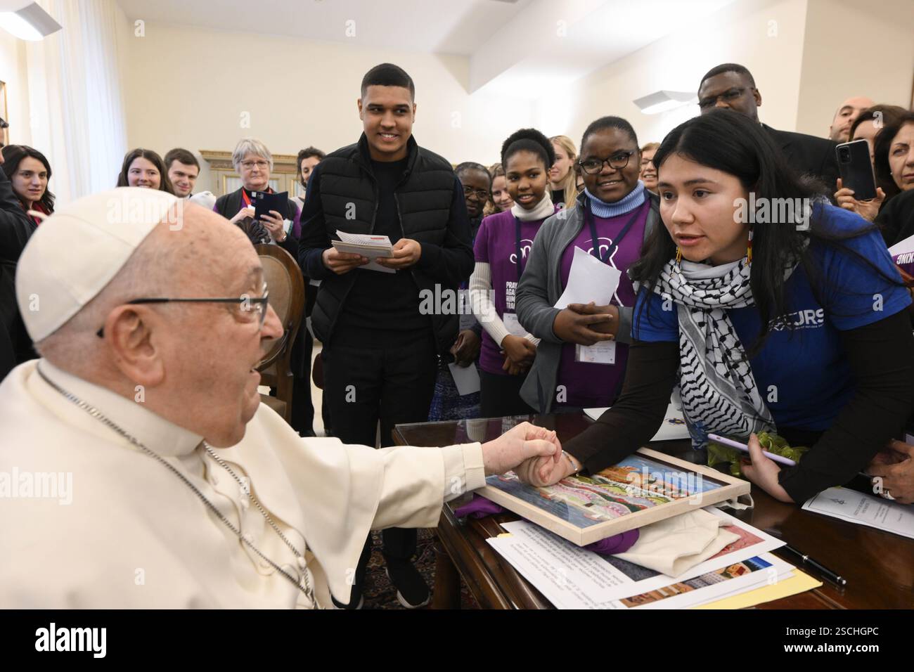 Rome, Italy. 07th Feb, 2025. Italy, Rome, Vatican, 07-02-2025 S.Marta ...