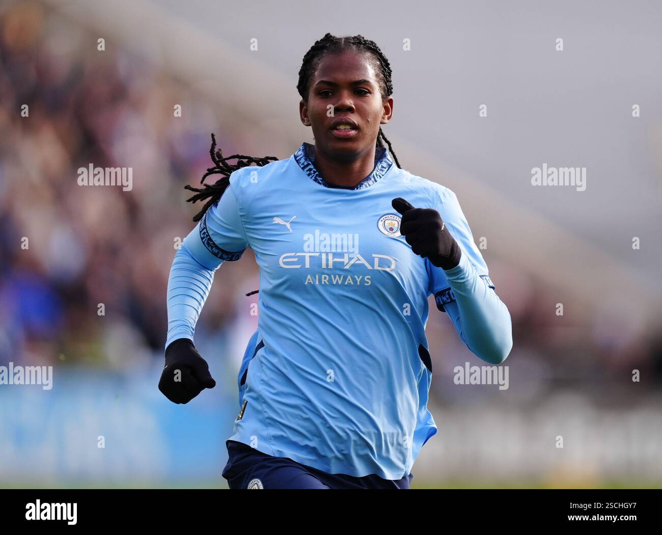 Manchester City's Khadija Shaw during the Barclays Women's Super League ...