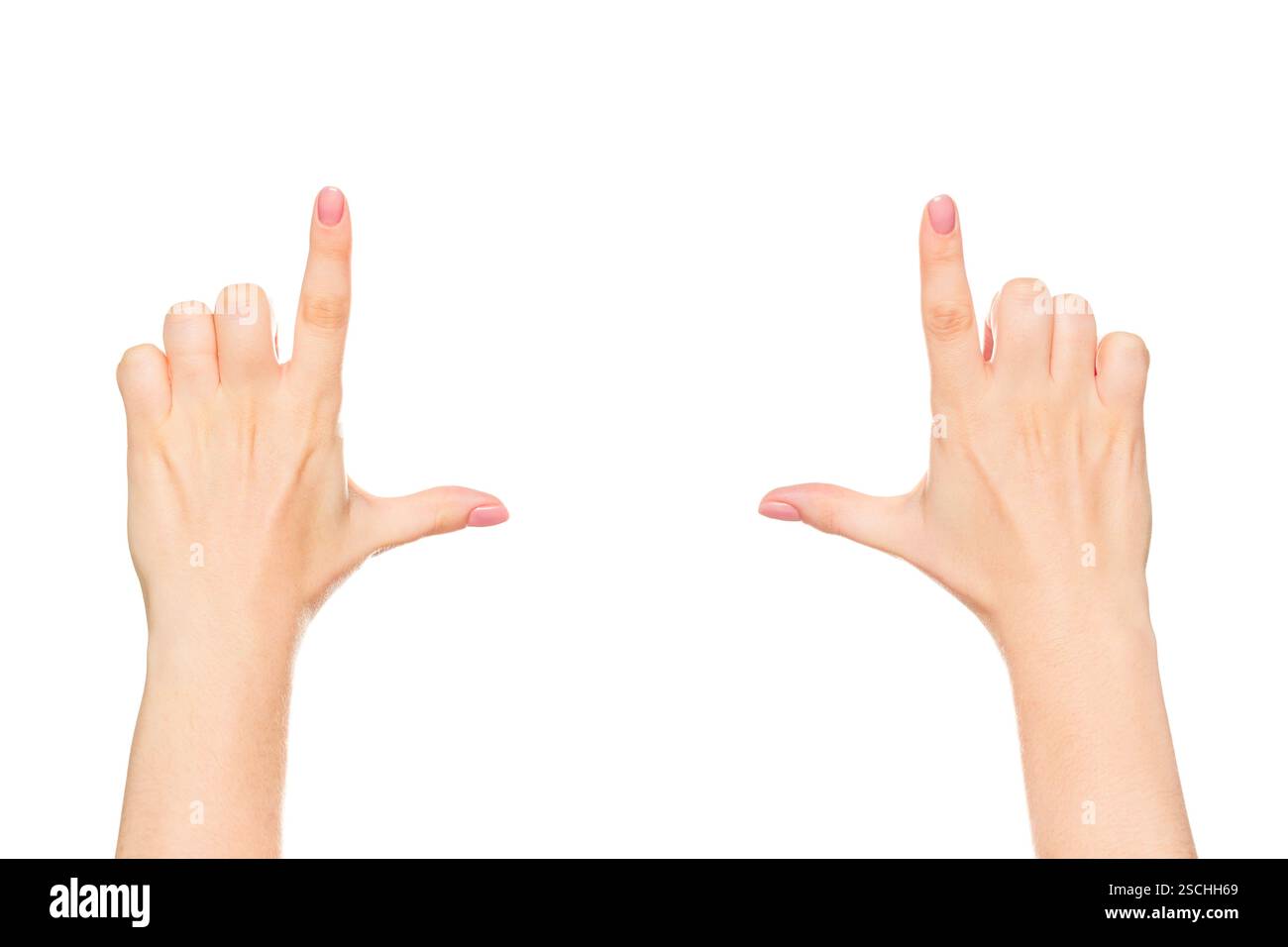 Hands forming a rectangular frame to signify focusing on a subject ...