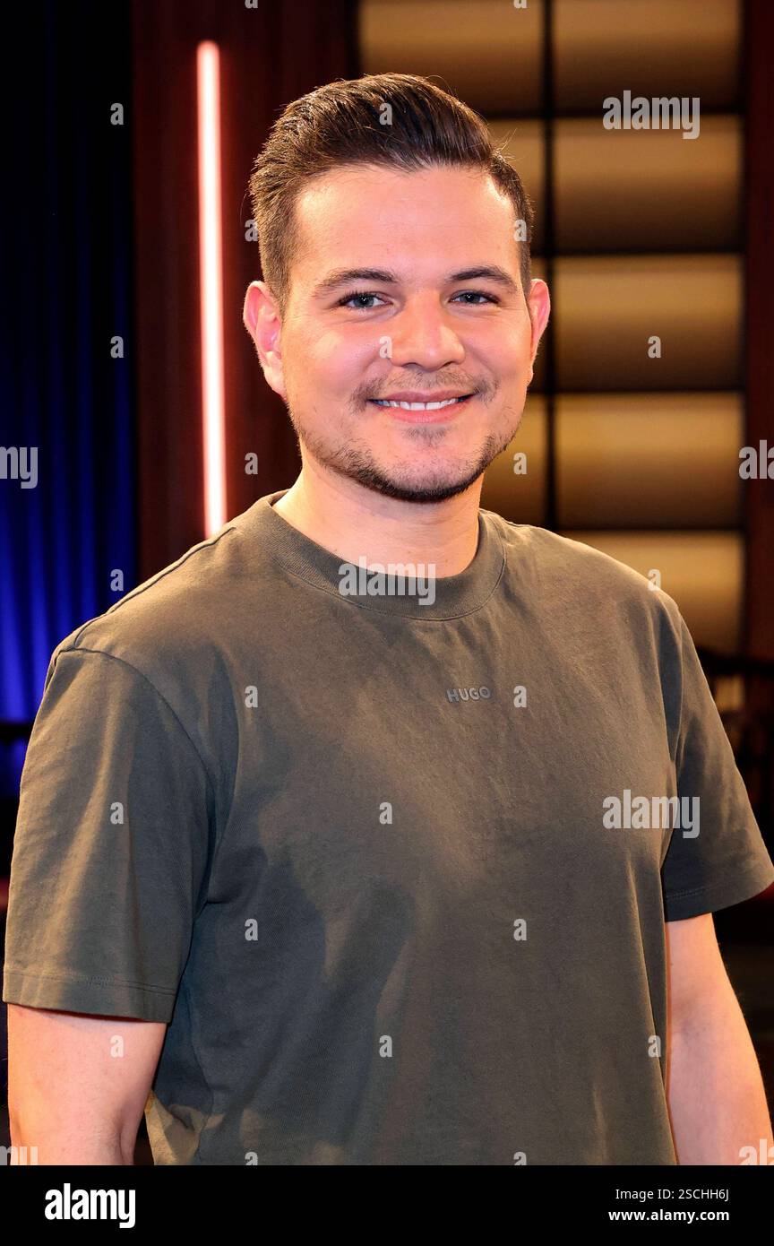 Luis Teichmann bei der Aufzeichnung der WDR-Talkshow Kölner Treff im ...