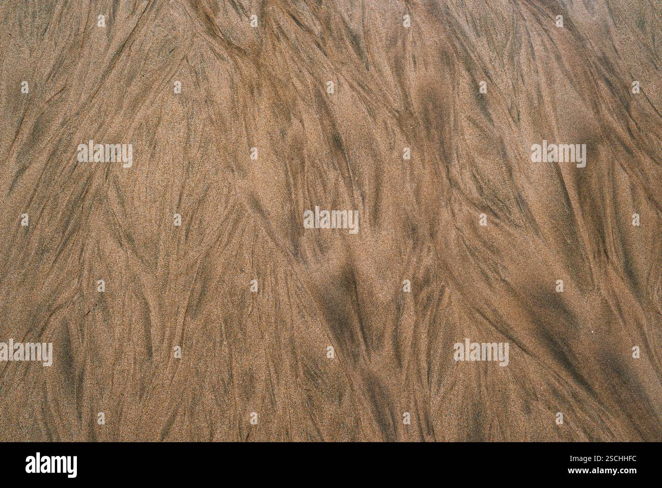 Close Up of Golden Brown Sand with Water Formed Patterns Stock Photo ...