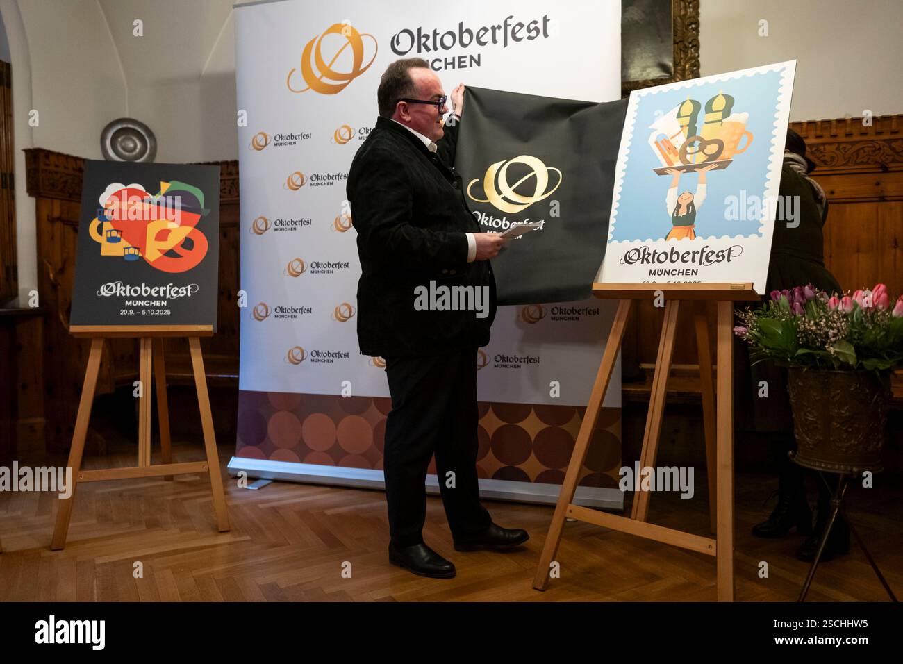 Munich, Germany. 07th Feb, 2025. Oktoberfest boss Clemens Baumgärtner ...