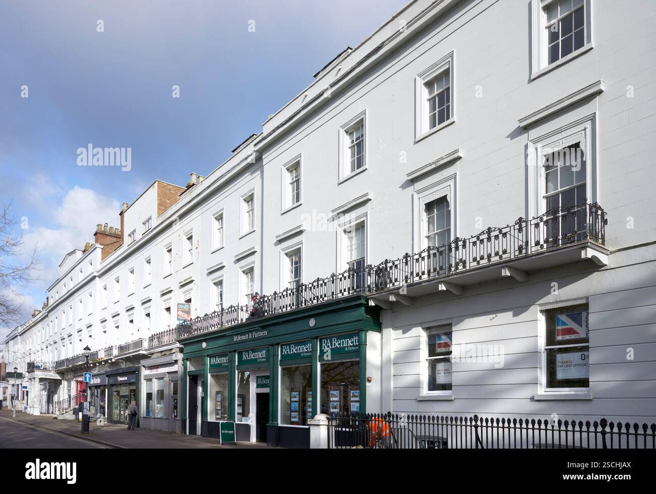 Regency architecture, Shops and offices, Euston Place, Leamington Spa ...