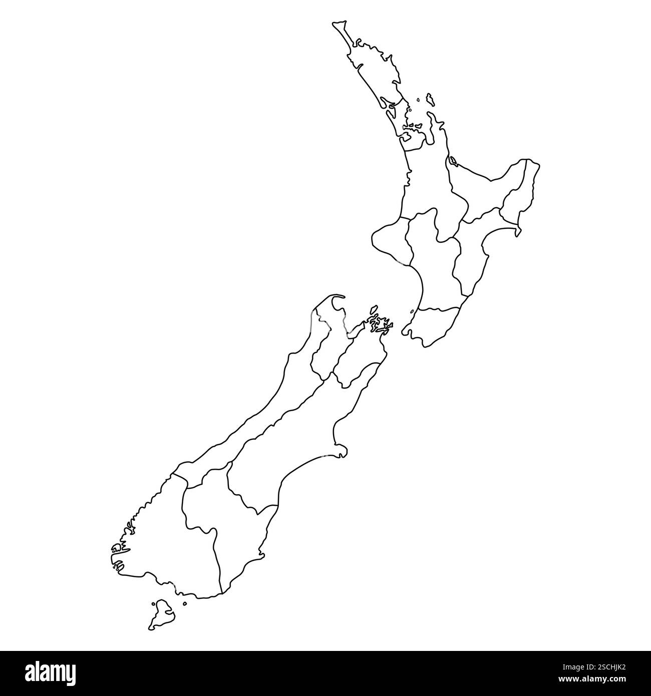 New zealand map symbol shape, travel web flat concept icon vector ...