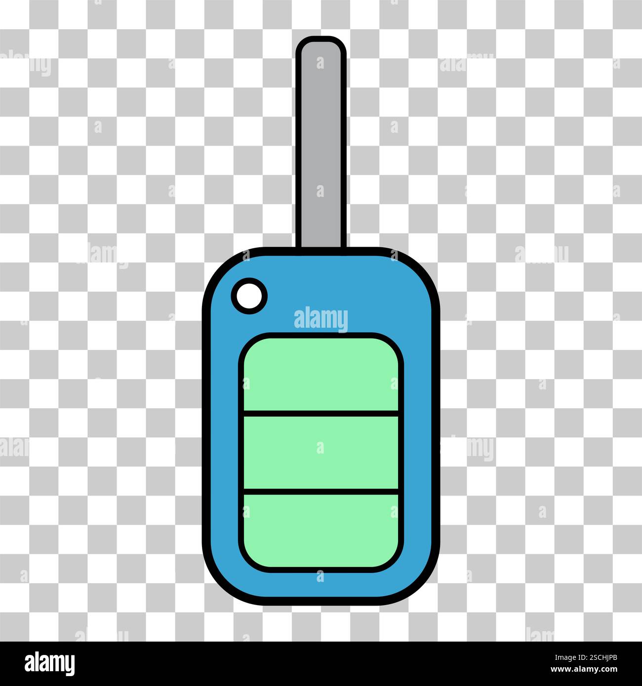 Car key icon, door system safety automobile web design, unlock button ...