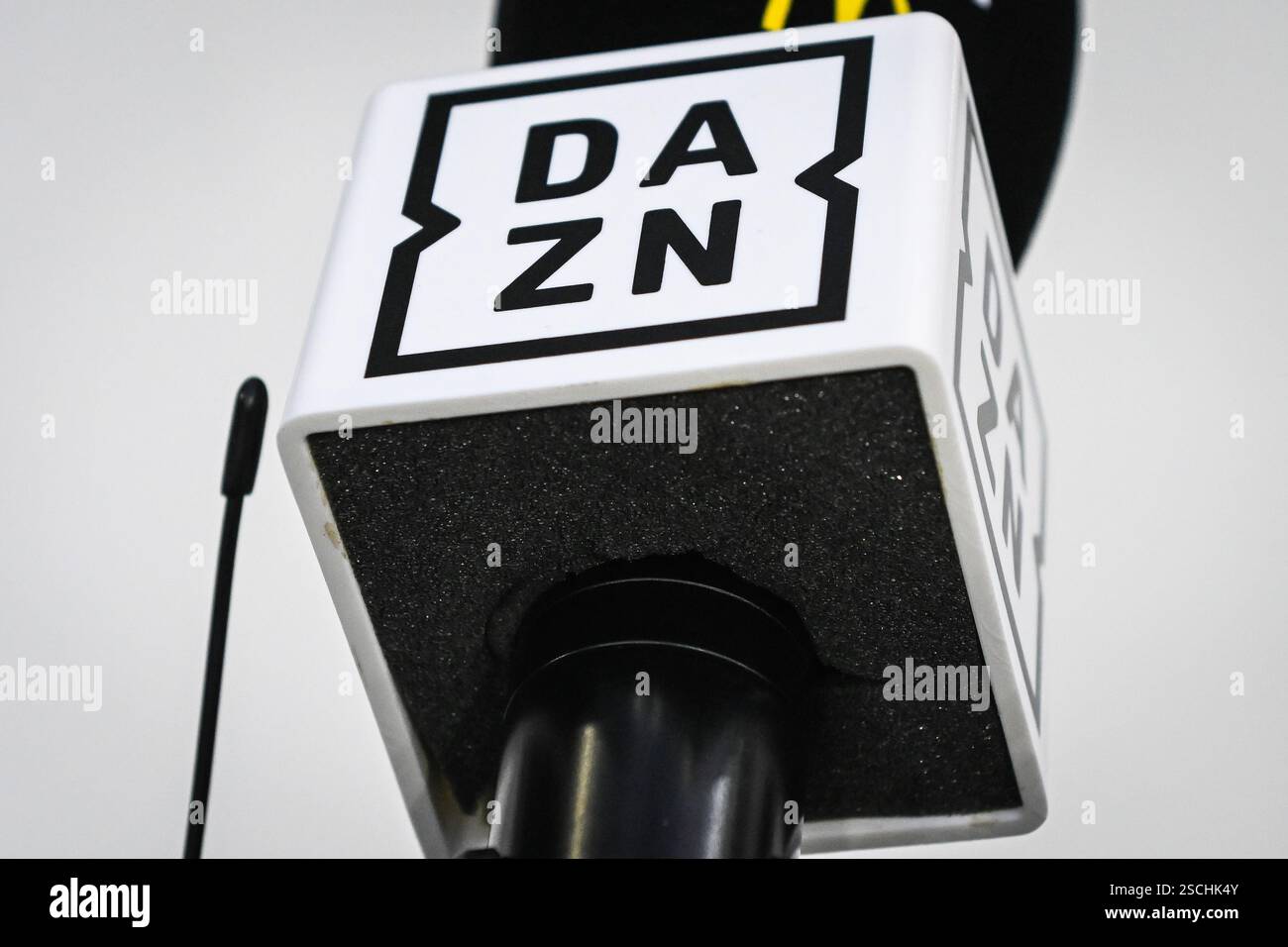 Lens, France. 15th Sep, 2024. Illustration of the microphone with the ...