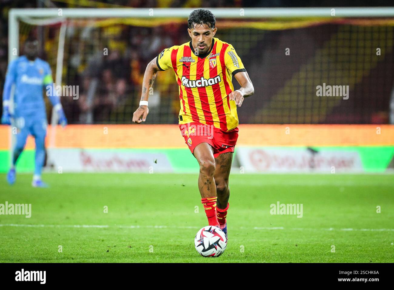 Lens, France. 15th Sep, 2024. Facundo Axel MEDINA of Lens during the ...