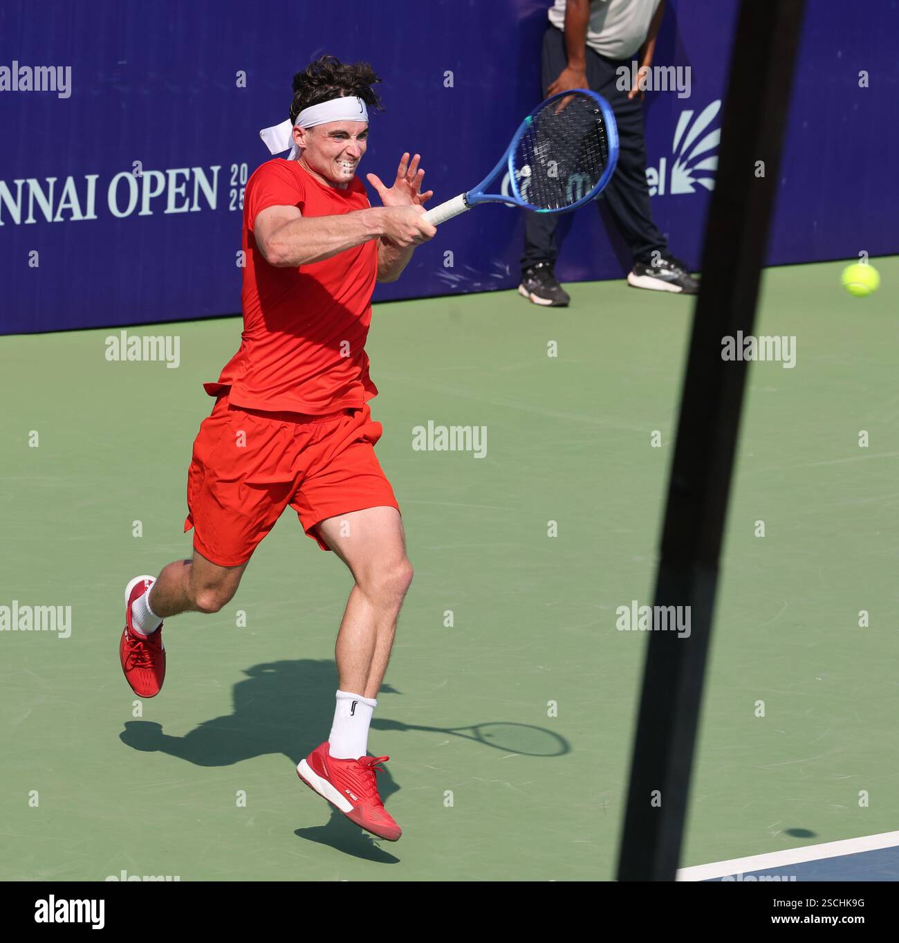 Chennai, India. 07th Feb, 2025. Chennai Open 2025: Billy HARRIS (GBR ...