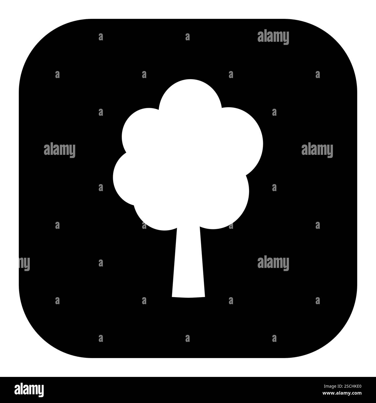 Tree and app icon Stock Photo - Alamy