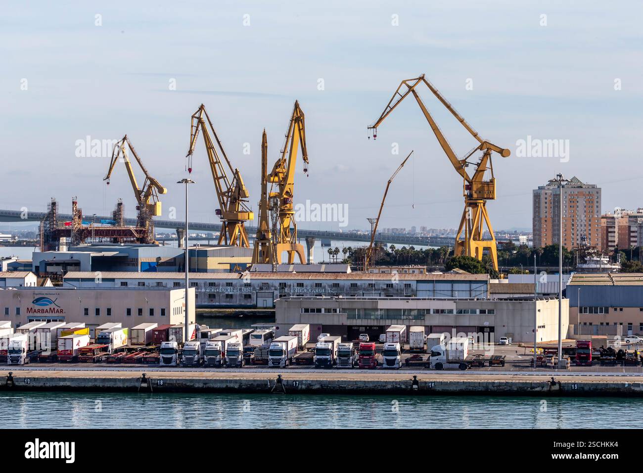 The Constitution of 1812 Bridge. Cadiz, Spain Stock Photo - Alamy