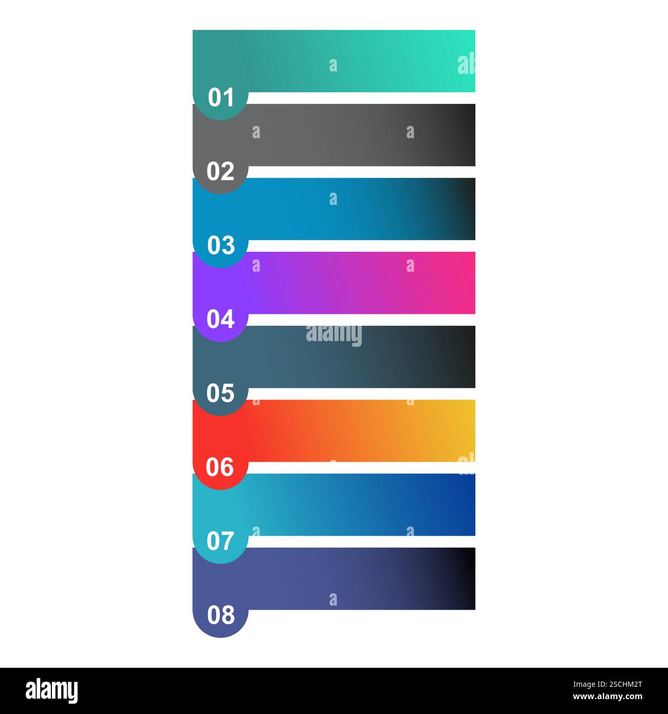Eight step infographic vertical diagram, business information design ...