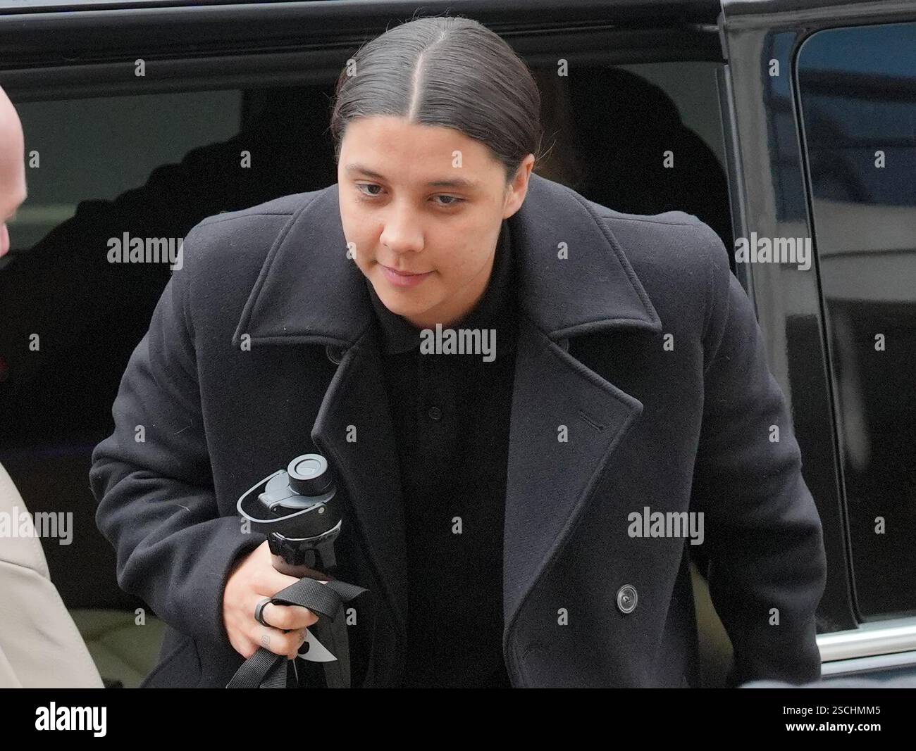 Chelsea and Australia striker Sam Kerr arrives at Kingston Crown Court ...