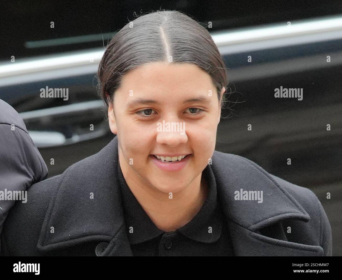 Chelsea and Australia striker Sam Kerr arrives at Kingston Crown Court ...