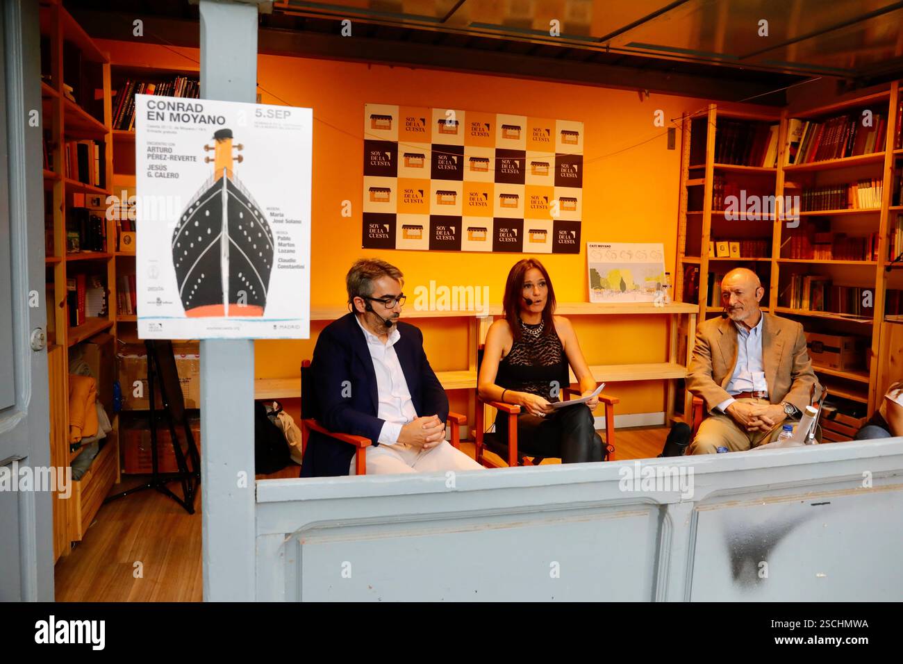 Madrid, 05/09/2024. Cuesta Moyano. Presentation of the book «Youth», by ...