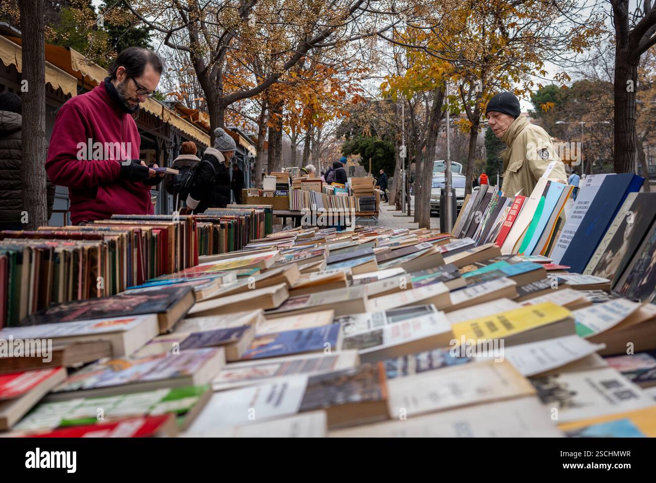 Madrid, 04/01/2025. Report on the bookstores of Cuesta de Moyano. Photo ...